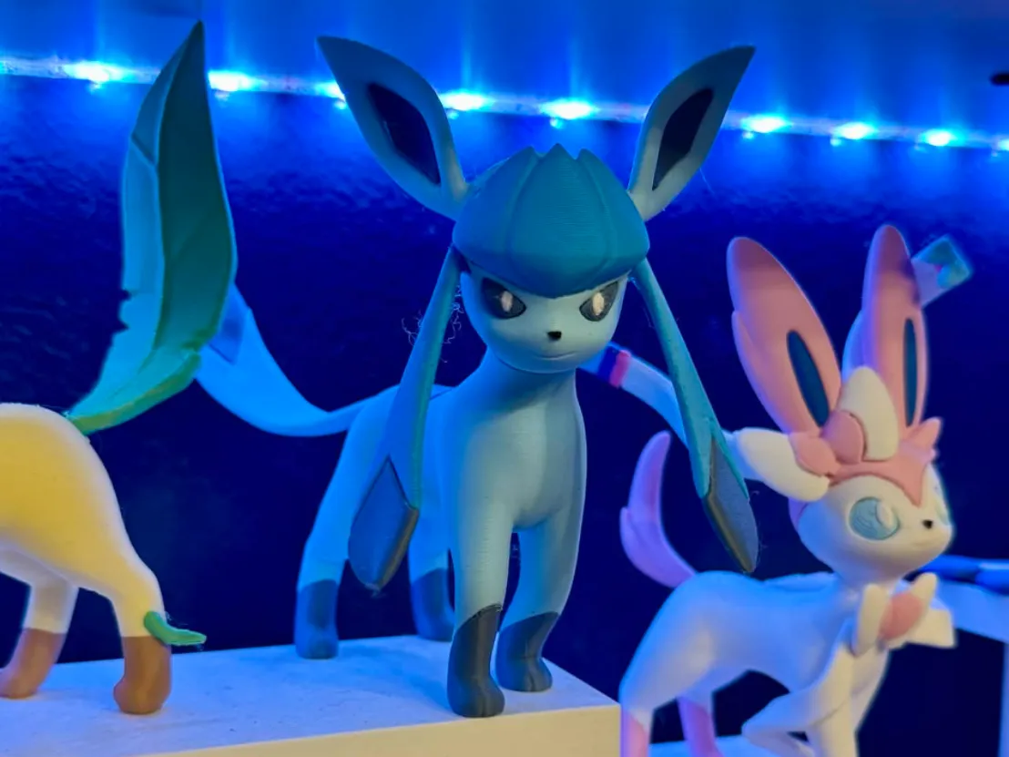 Glaceon Multi-Part Model (Pokemon) - Free 3D Print Model - MakerWorld