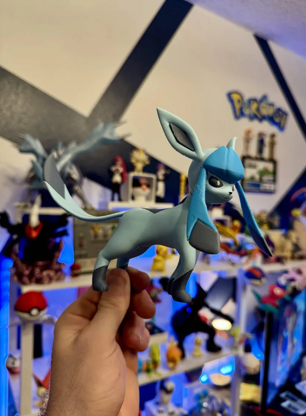 Glaceon Multi-Part Model (Pokemon) - Free 3D Print Model - MakerWorld