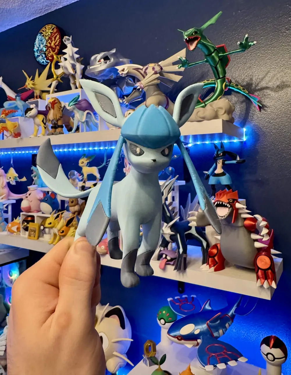 Glaceon Multi-Part Model (Pokemon) - Free 3D Print Model - MakerWorld