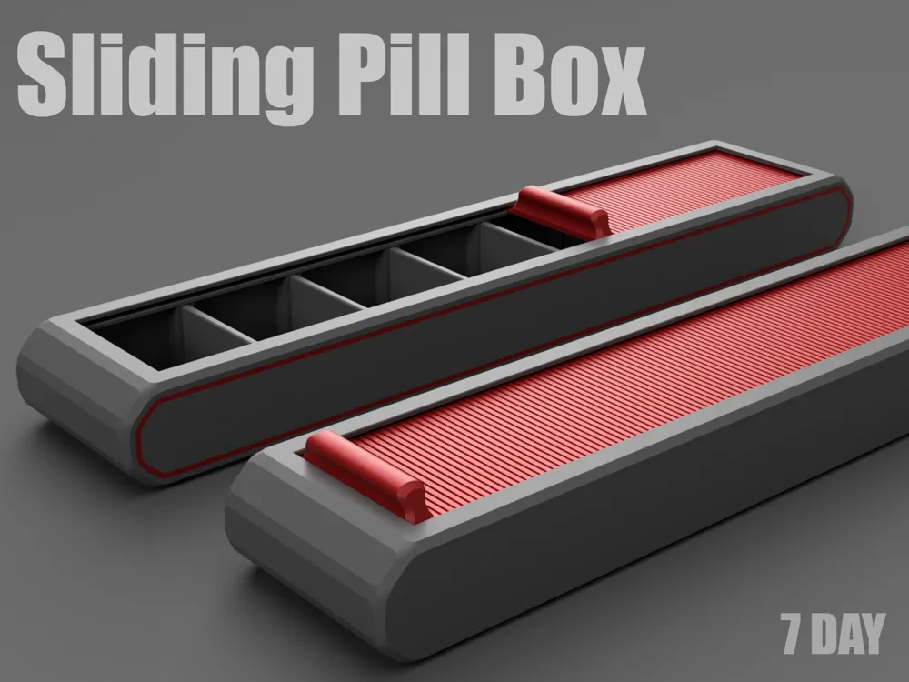 Sliding Pill Box by JAM3D | Joel Macário MakerWorld: Download Free 3D ...