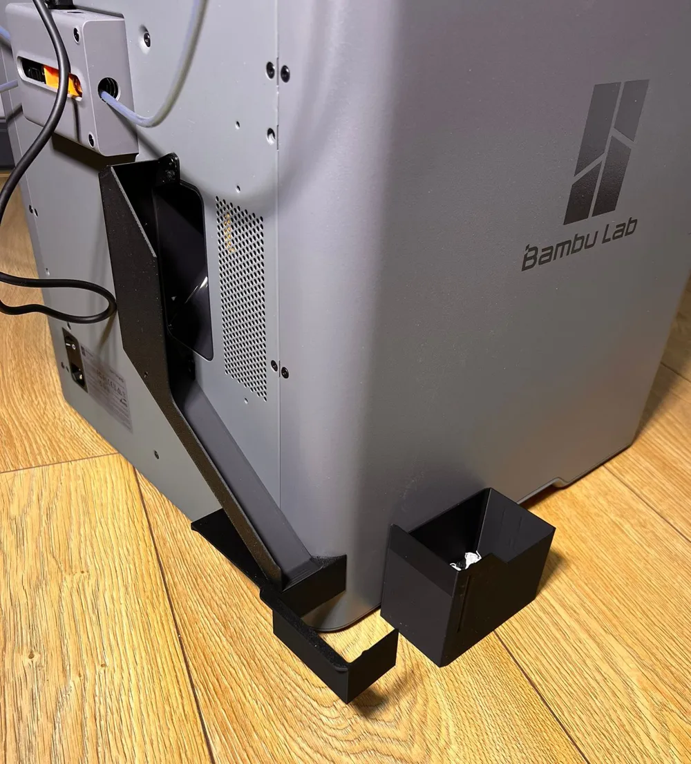 Poop Chute & Basket/Outlet for X1C/P1S/P2S - Free 3D Print Model ...