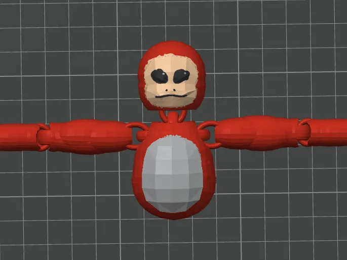 Capuchin Virtual-Reality game articulated ragdoll by Kblondee - MakerWorld