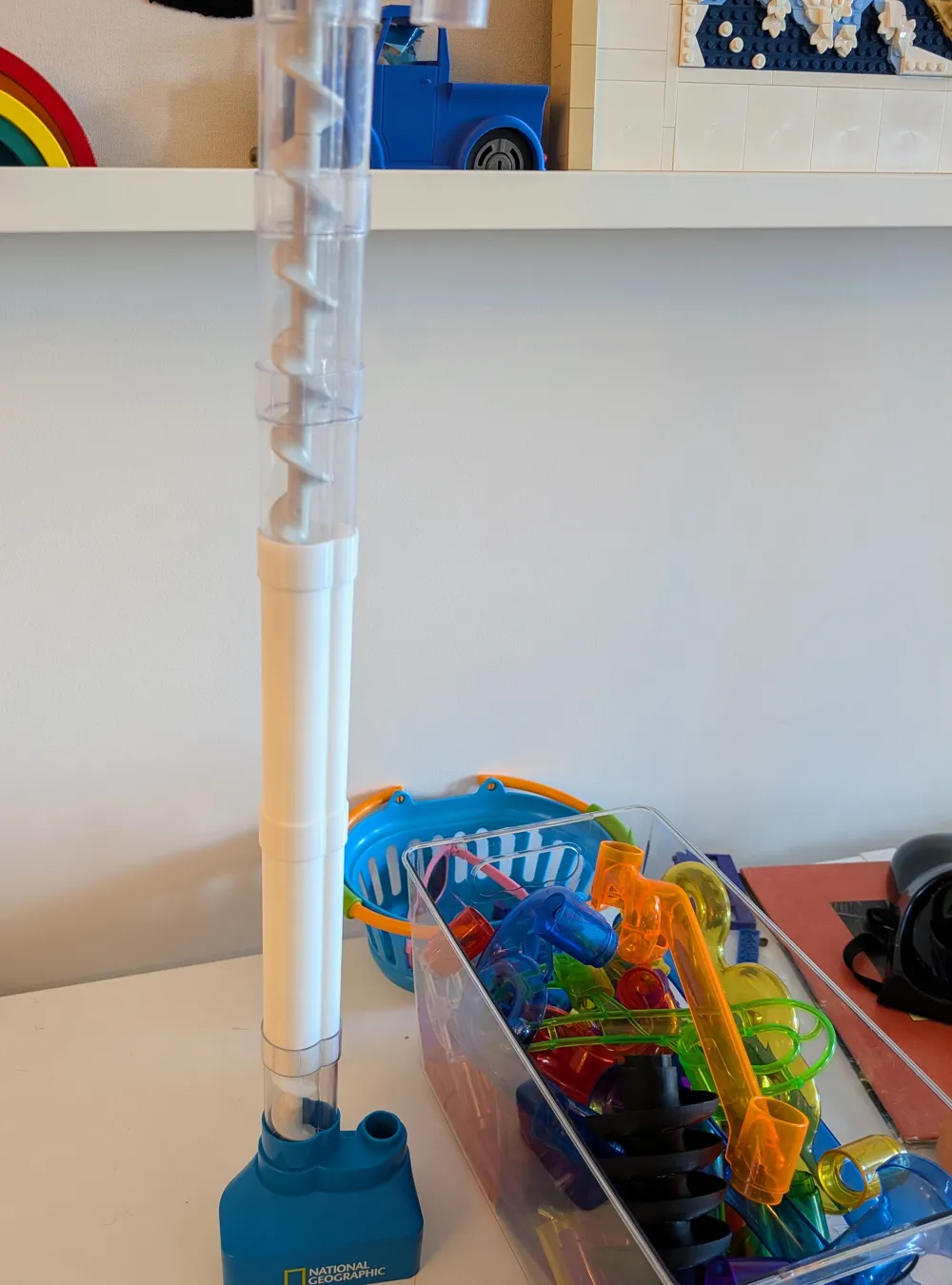 150mm Auger Lift for Marble Run - Nat Geo & Genius - Free 3D Print ...
