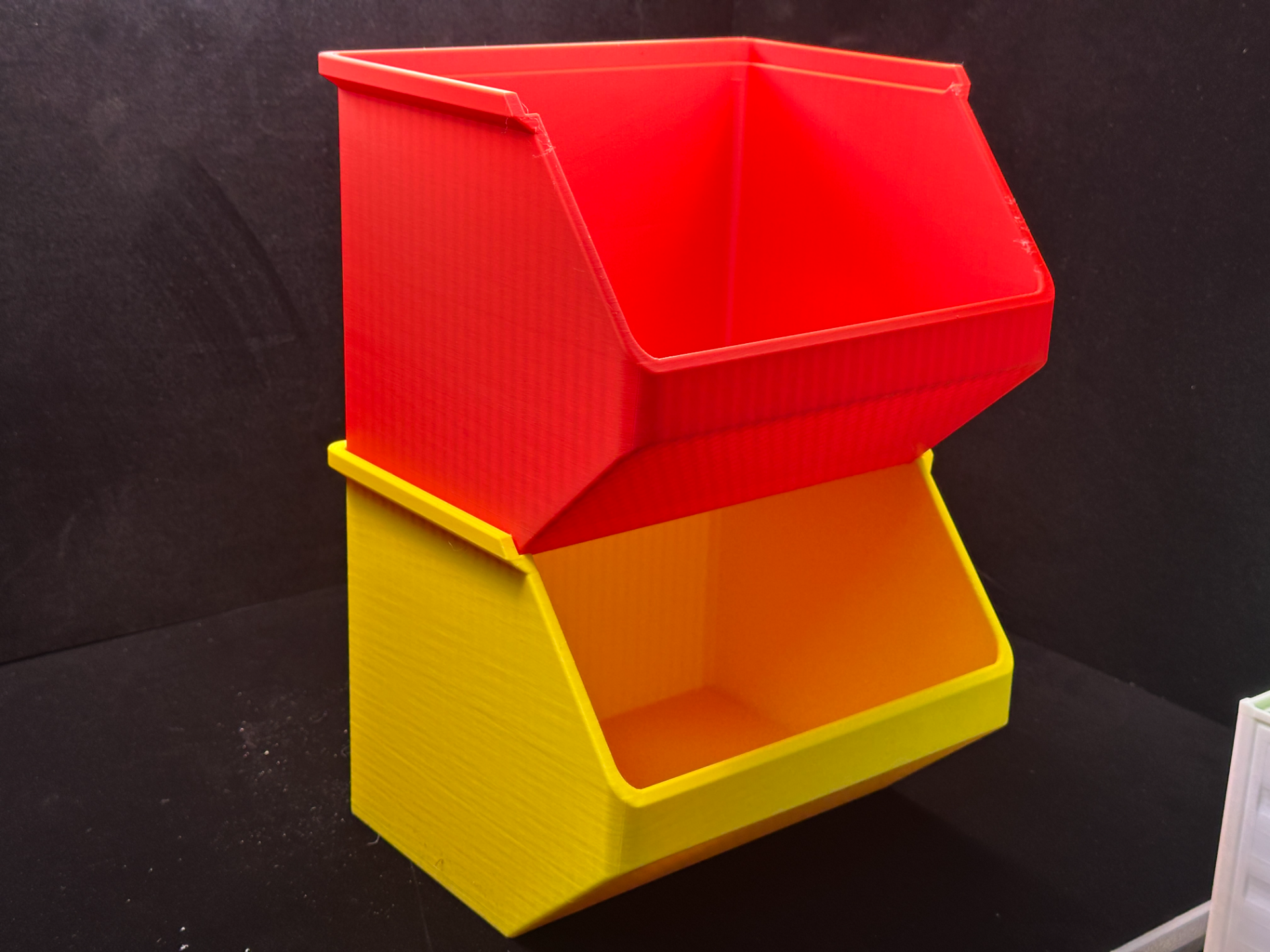Stackable Open-Front Organizer Bin 22cm*20cm*16cm by Miao ...