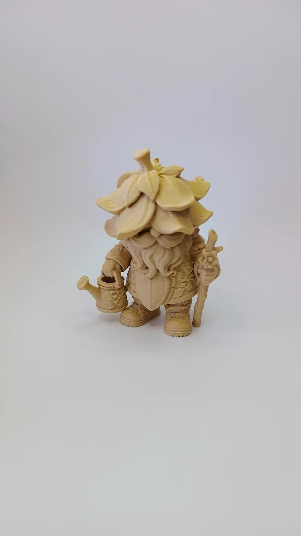 Leaf Gnome Gardener with Watering Can - Free 3D Print Model - MakerWorld