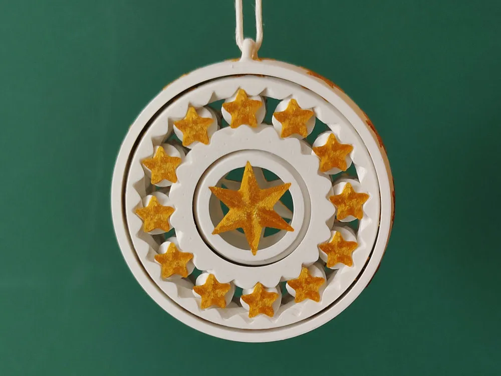 gyro gear christmas tree ornament by DrJones MakerWorld: Download Free ...