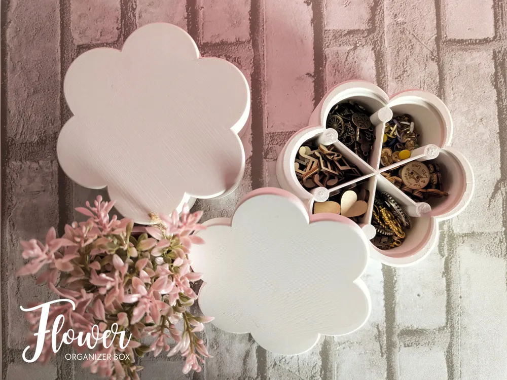 Flower Organizer Box by Plushie MakerWorld: Download Free 3D Models