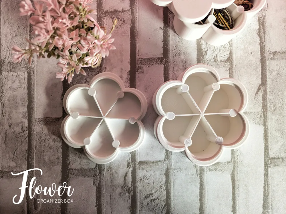 Flower Organizer Box by Plushie MakerWorld: Download Free 3D Models