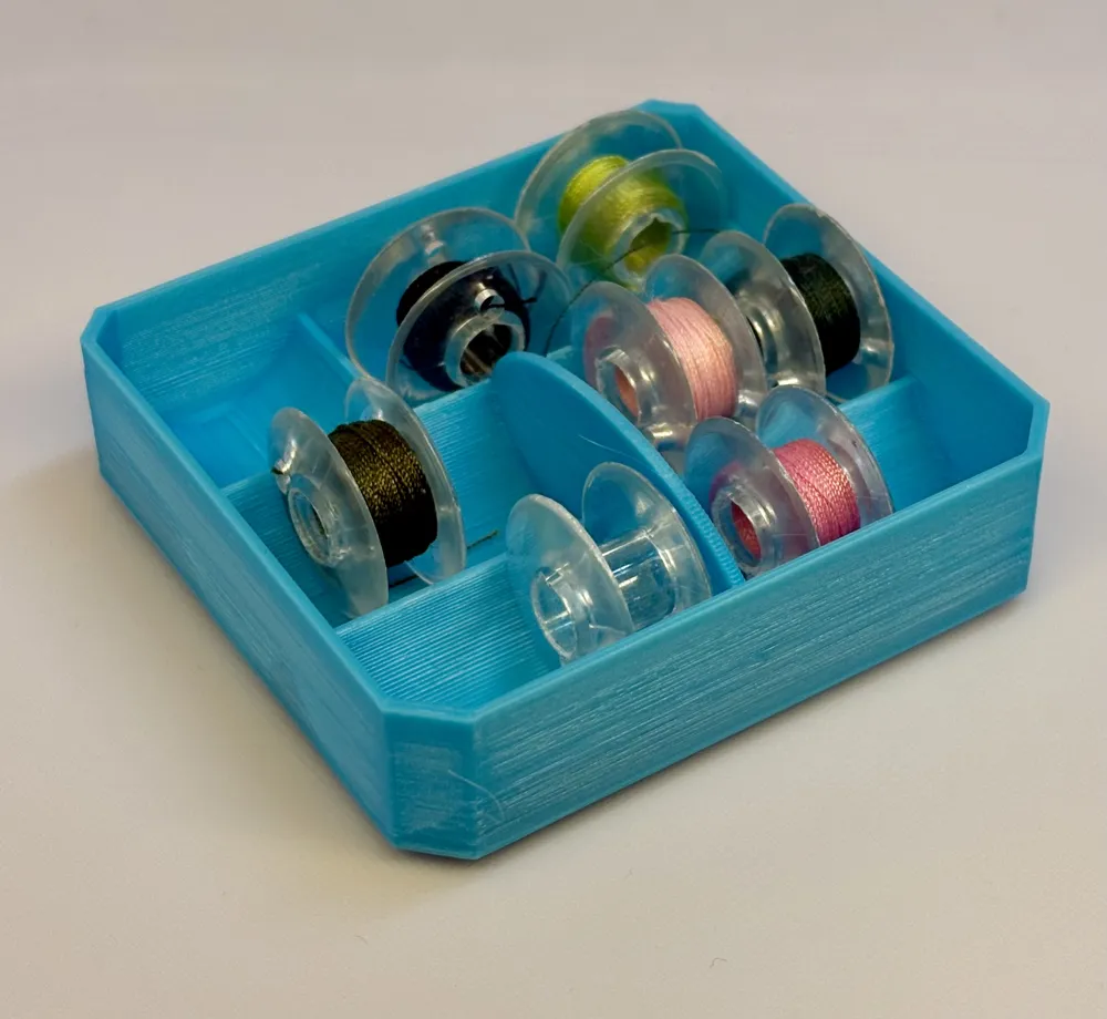 Bobbin Organizer Insert for Small Parts Boxes - Free 3D Print Model ...