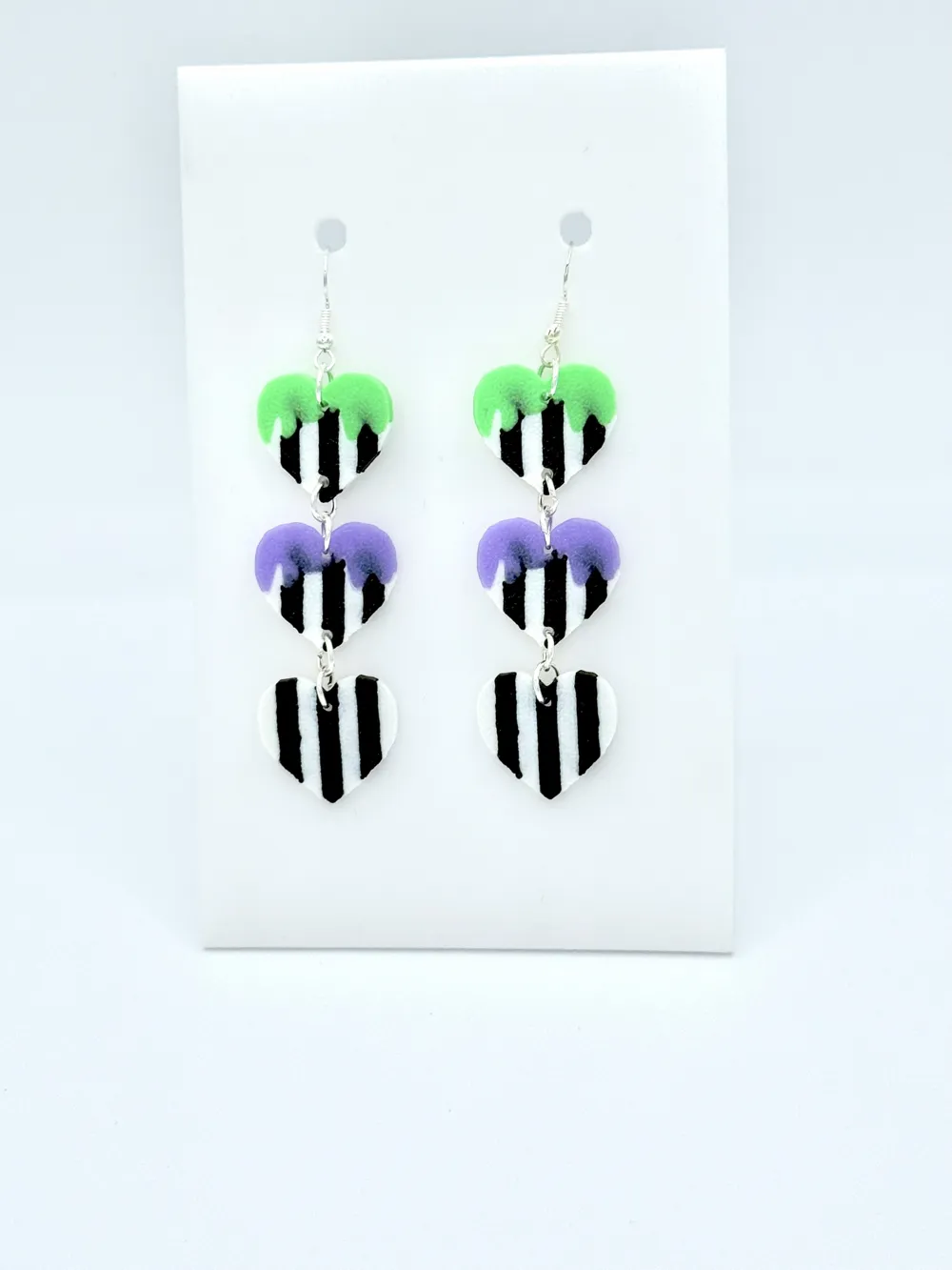 BeetleJuice Pendientes Colgantes de Corazones - Modelo de impresión 3D ...