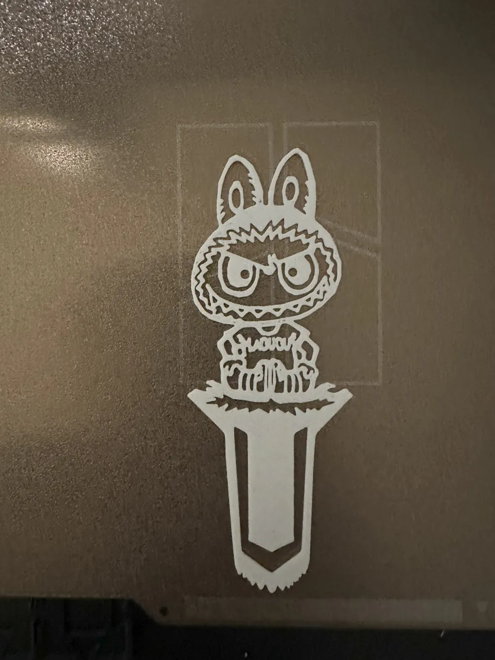 Labubu Bookmark Remixed by 6vibeMakerWorld: Download Free 3D Models