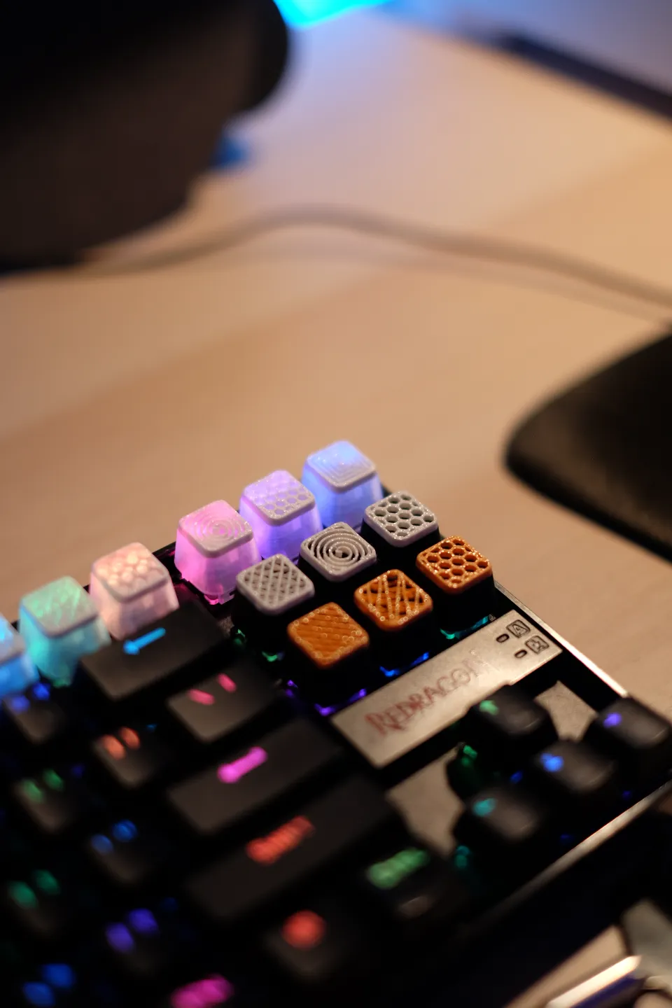 Infill Custom Keycaps (Colored) by Printzee - MakerWorld