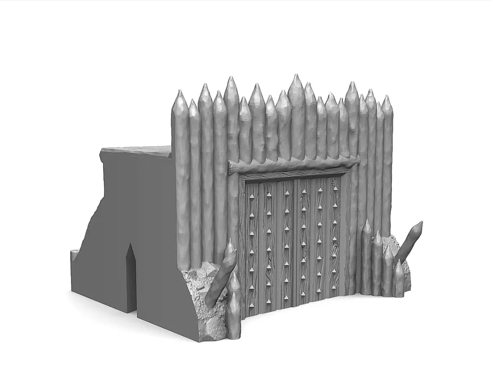 Modular Viking Palisade – 28mm Terrain by VogMan MakerWorld: Download ...