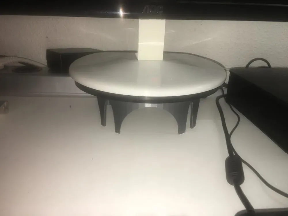 Round Monitor Riser Stand Remixed by amphigory - MakerWorld