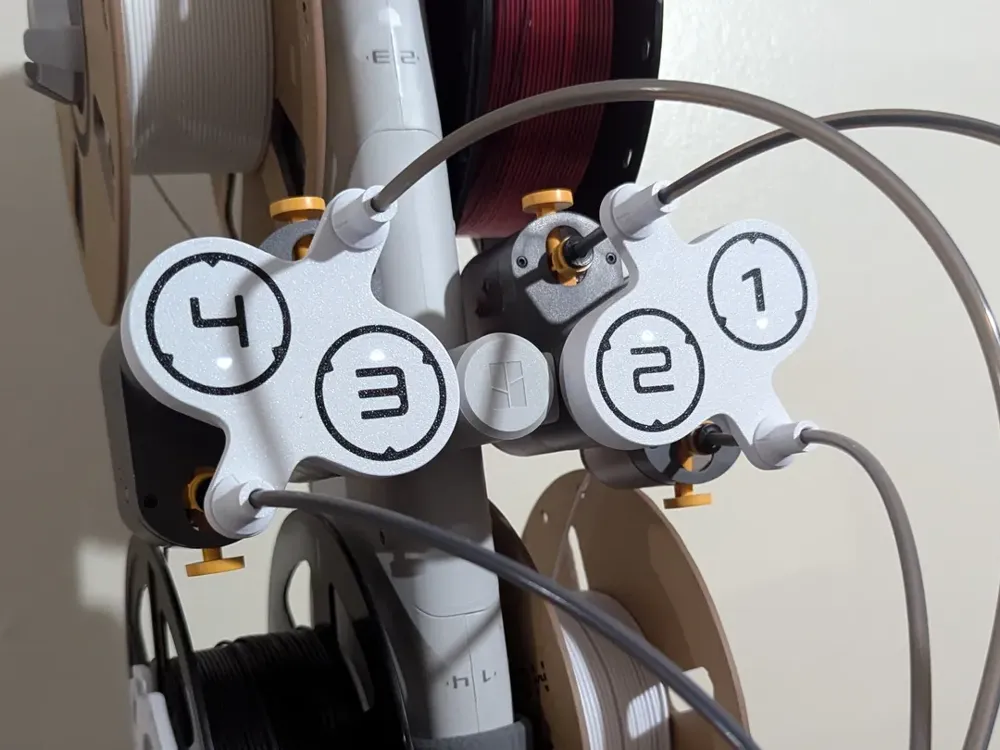 AMS Lite PTFE Guide (Upside Down Version) by GoodLuckeR - MakerWorld