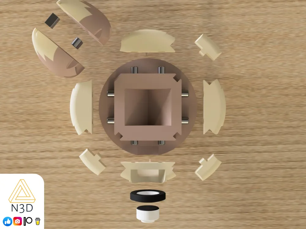 #0133 Eevee Ball by N3D - MakerWorld