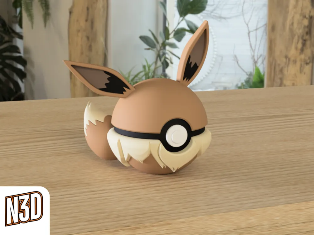 #0133 - Eevee by N3D MakerWorld: Download Free 3D Models
