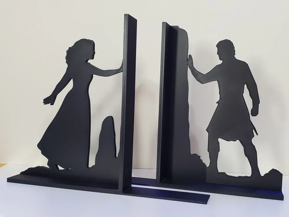 Outlander Bookends - Free 3D Print Model - MakerWorld
