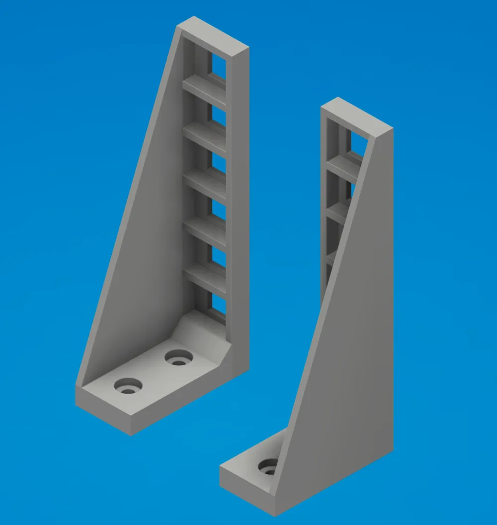 Support Rack 2U - Desk - Wall Mount Remixed by Rigo - MakerWorld