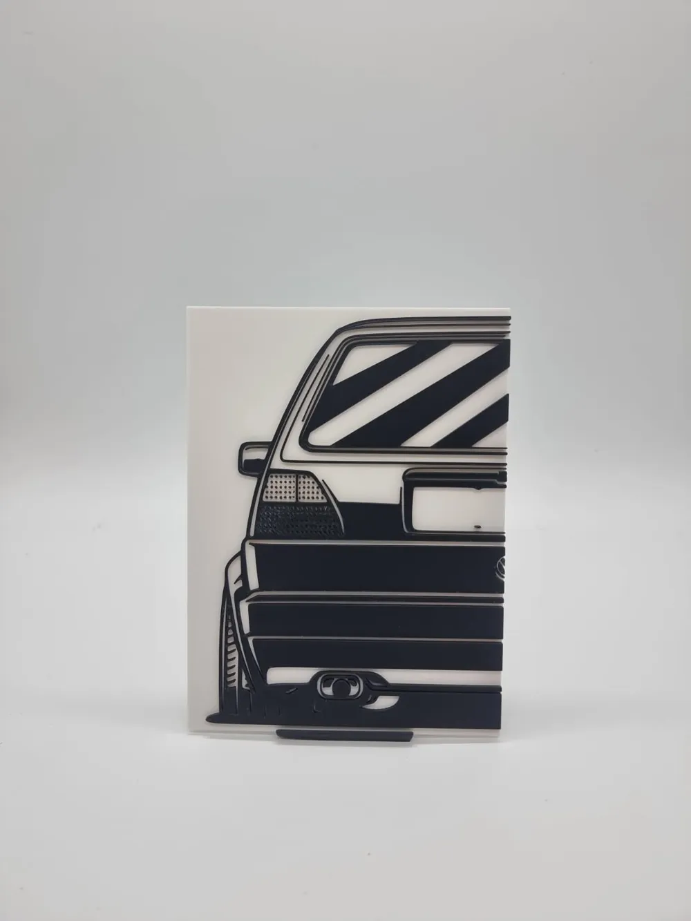2D Wall Art Volkswagen Golf 2 GTI by R.Werner Print - MakerWorld