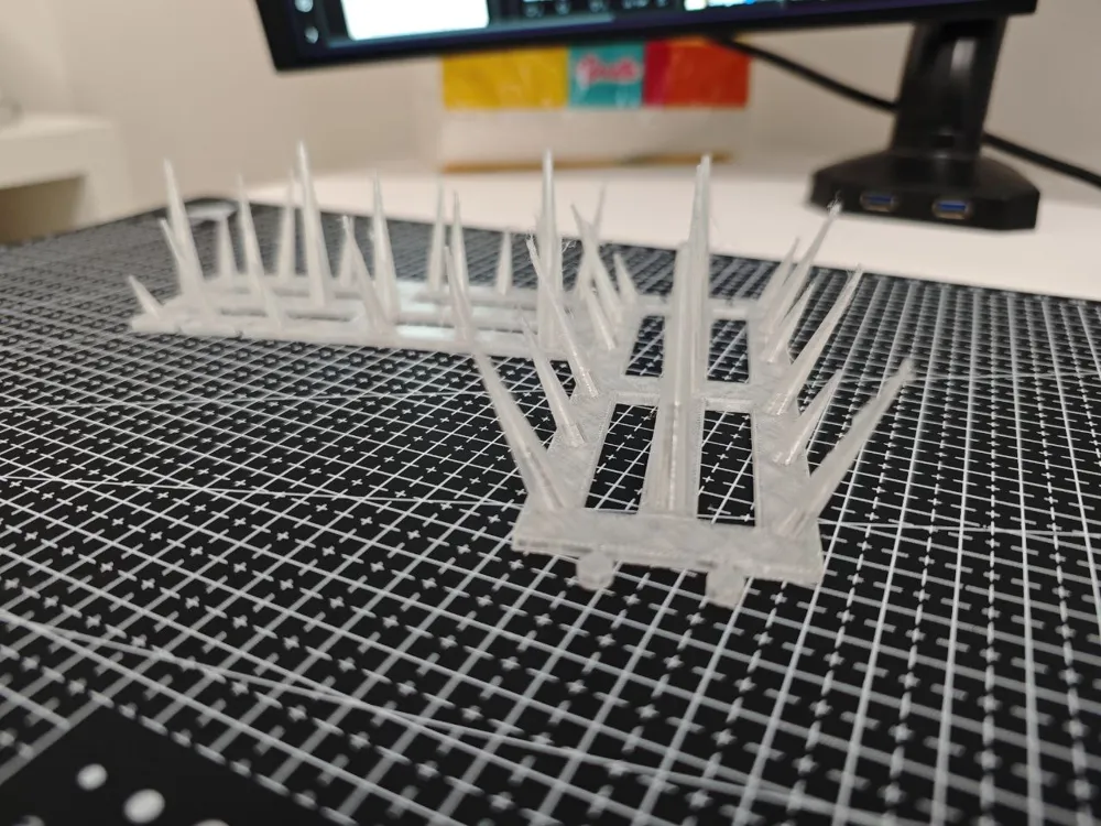 Chainable Bird Spikes - Free 3D Print Model - MakerWorld