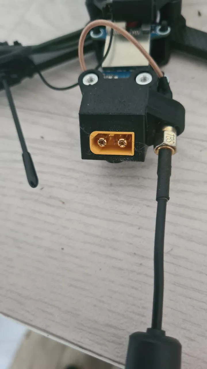 XT60 and Antenna Mount - Free 3D Print Model - MakerWorld