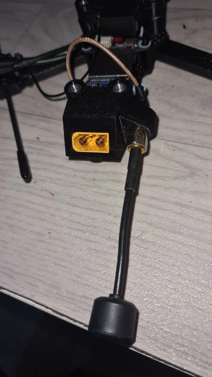 XT60 and Antenna Mount - Free 3D Print Model - MakerWorld