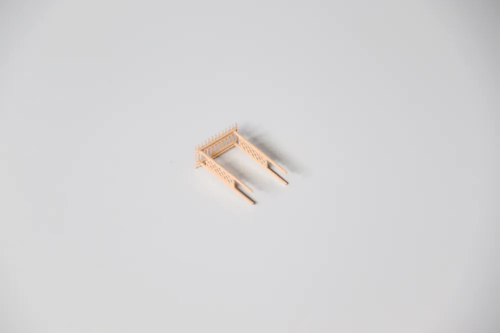 Pergola (1:87 Scale / HO Scale) - Free 3D Print Model - MakerWorld