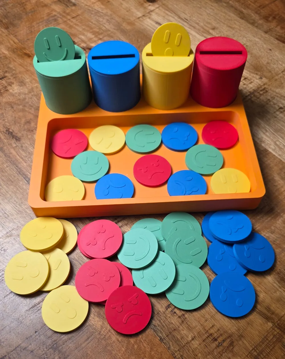 Emotion Sorting Set (NO AMS) - Free 3D Print Model - MakerWorld