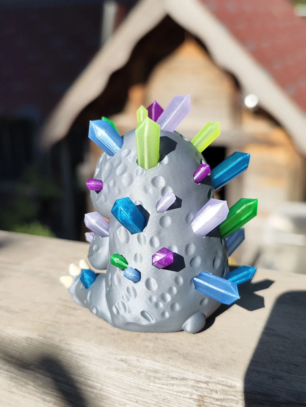 【木公造物】Monstruo de Piedra Pequeño Monstruo de Cristal Impresión ...
