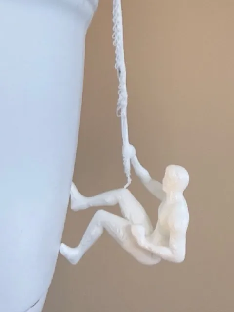 Rope Climber: Hanging Figure Sculpture by Isaac MakerWorld: Download ...