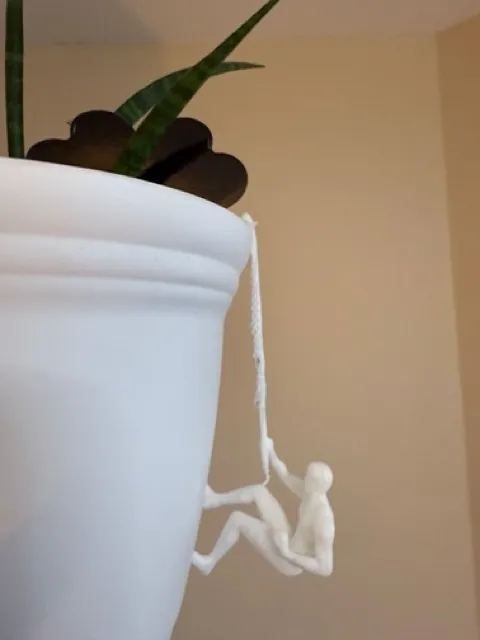 Rope Climber: Hanging Figure Sculpture by Isaac MakerWorld: Download ...