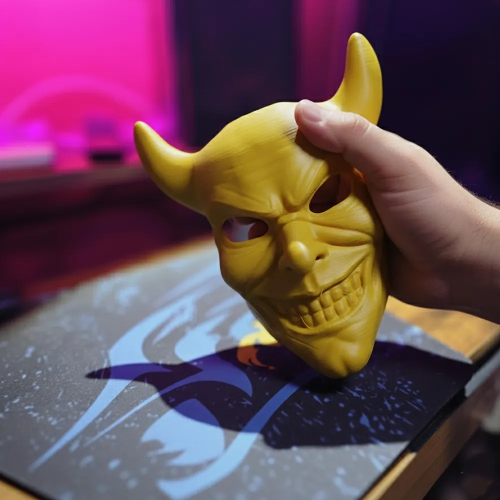 Black Phone Mask - Free 3D Print Model - MakerWorld
