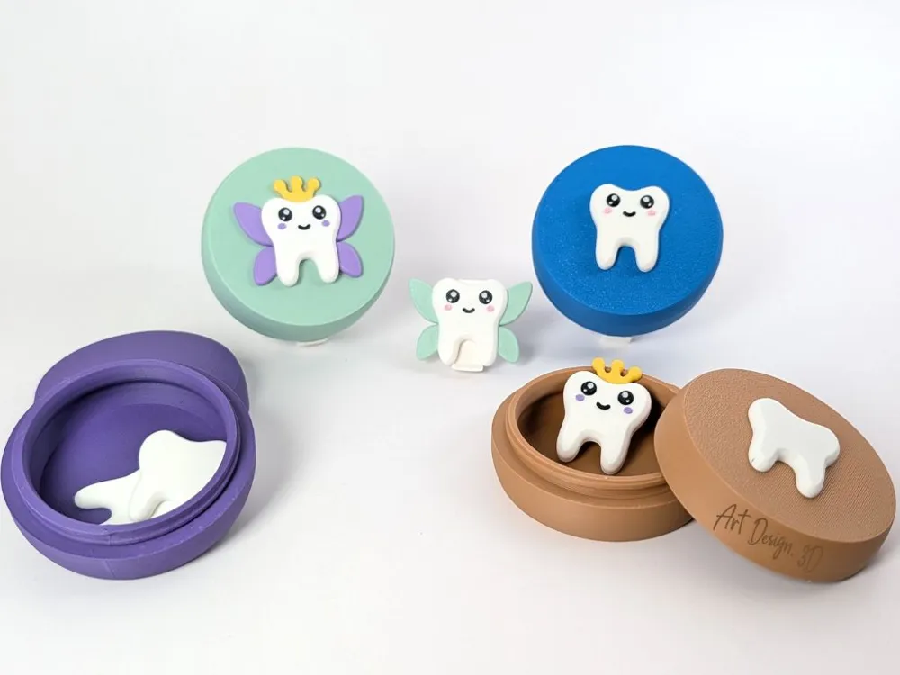 Baby Teeth Box - Free 3D Print Model - MakerWorld