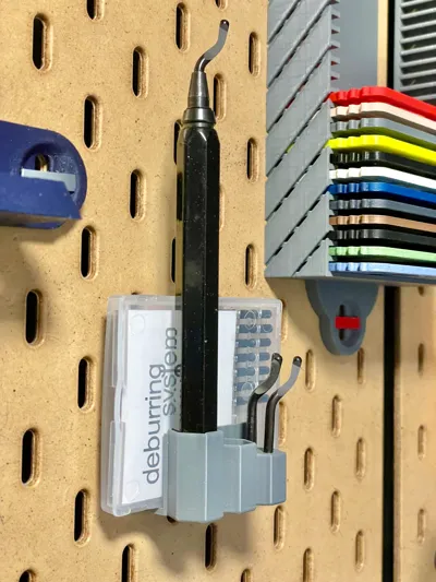 IKEA Skadis deburring tool holder by chsi76 - MakerWorld