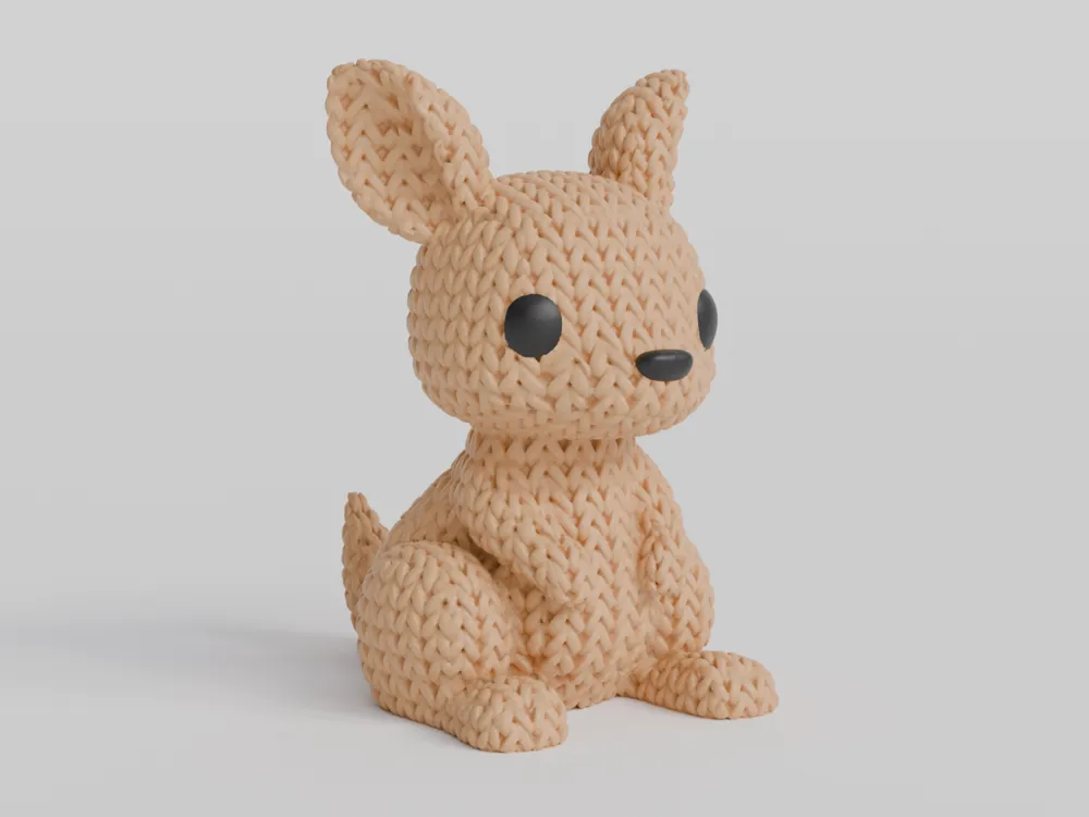 Knitted Kangaroo by Smoggy3D MakerWorld: Download Free 3D Models