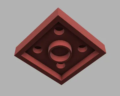 Lego Plate 2x2 V2 by Gimmy3D - MakerWorld