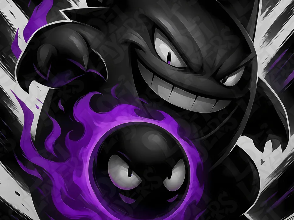 Gastly & Gengar Evolution Hueforge - Free 3D Print Model - MakerWorld