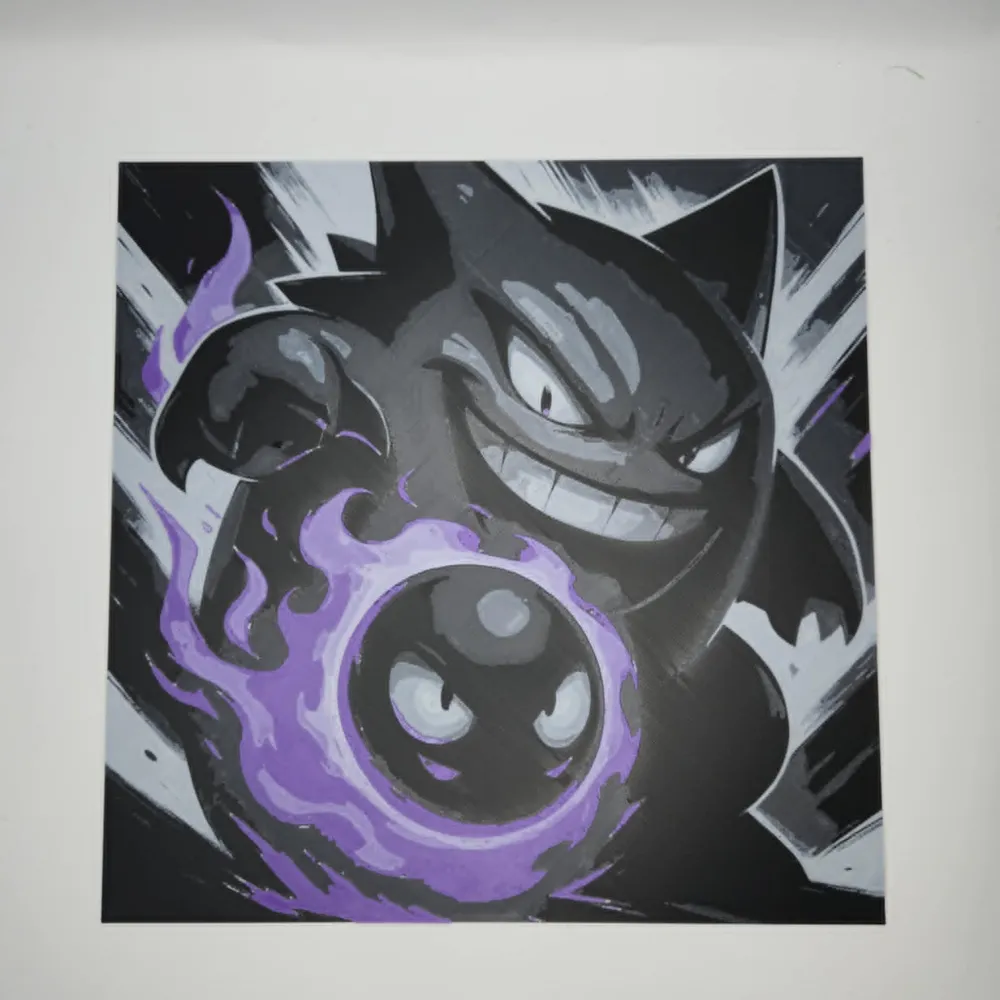 Gastly & Gengar Evolution Hueforge - Free 3D Print Model - MakerWorld