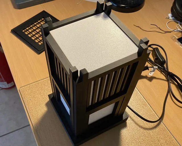 Japanese Ido style lamp - Free 3D Print Model - MakerWorld