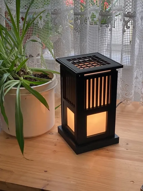 Japanese Ido style lamp - Free 3D Print Model - MakerWorld