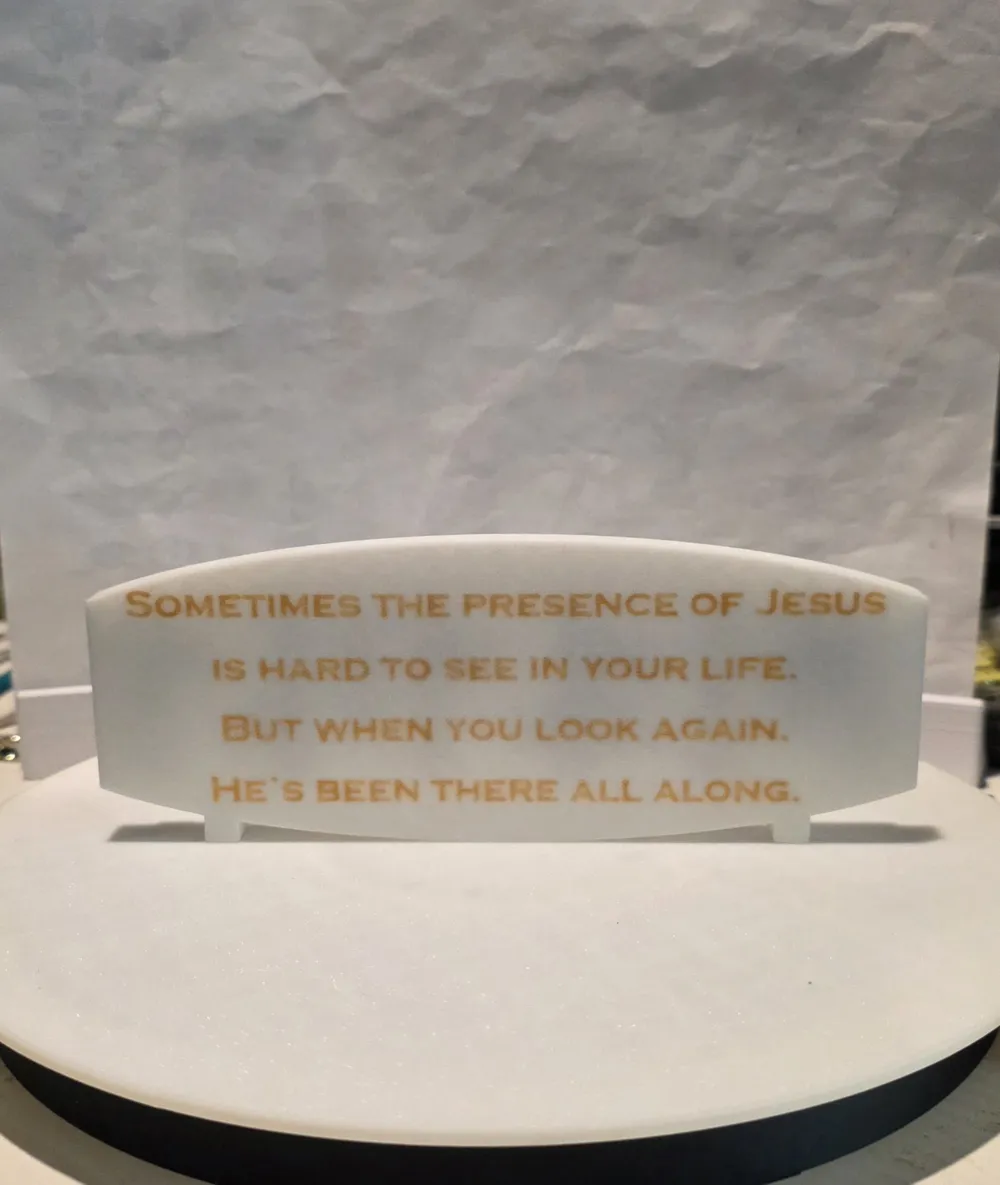 Hidden Jesus with Message 2.0 AMS required - Free 3D Print Model ...