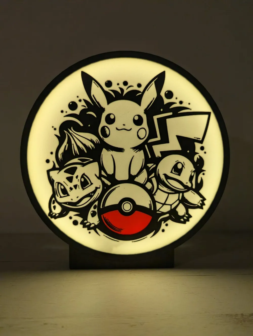 Pokemon LED LAMP | MODULAR version - Free 3D Print Model - MakerWorld