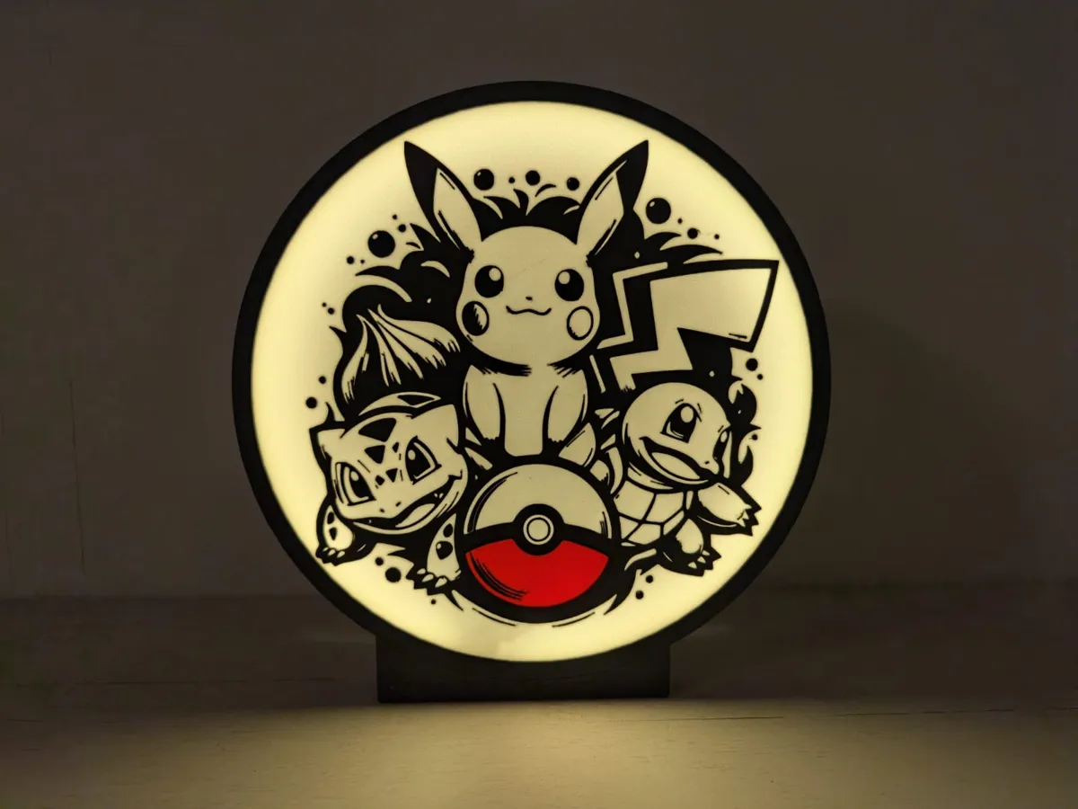 Pokemon LED LAMP | MODULAR version by exir MakerWorld: Download Free 3D ...