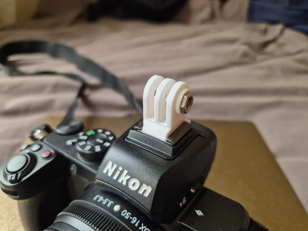 GoPro Mount For Hot Shoe by Not Interdimensional Bread - MakerWorld
