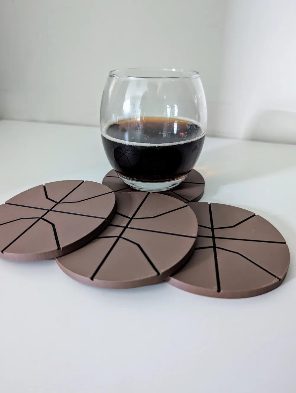 Slam Dunk Basketball Coaster Set by Fabiolous 3D Prints - MakerWorld