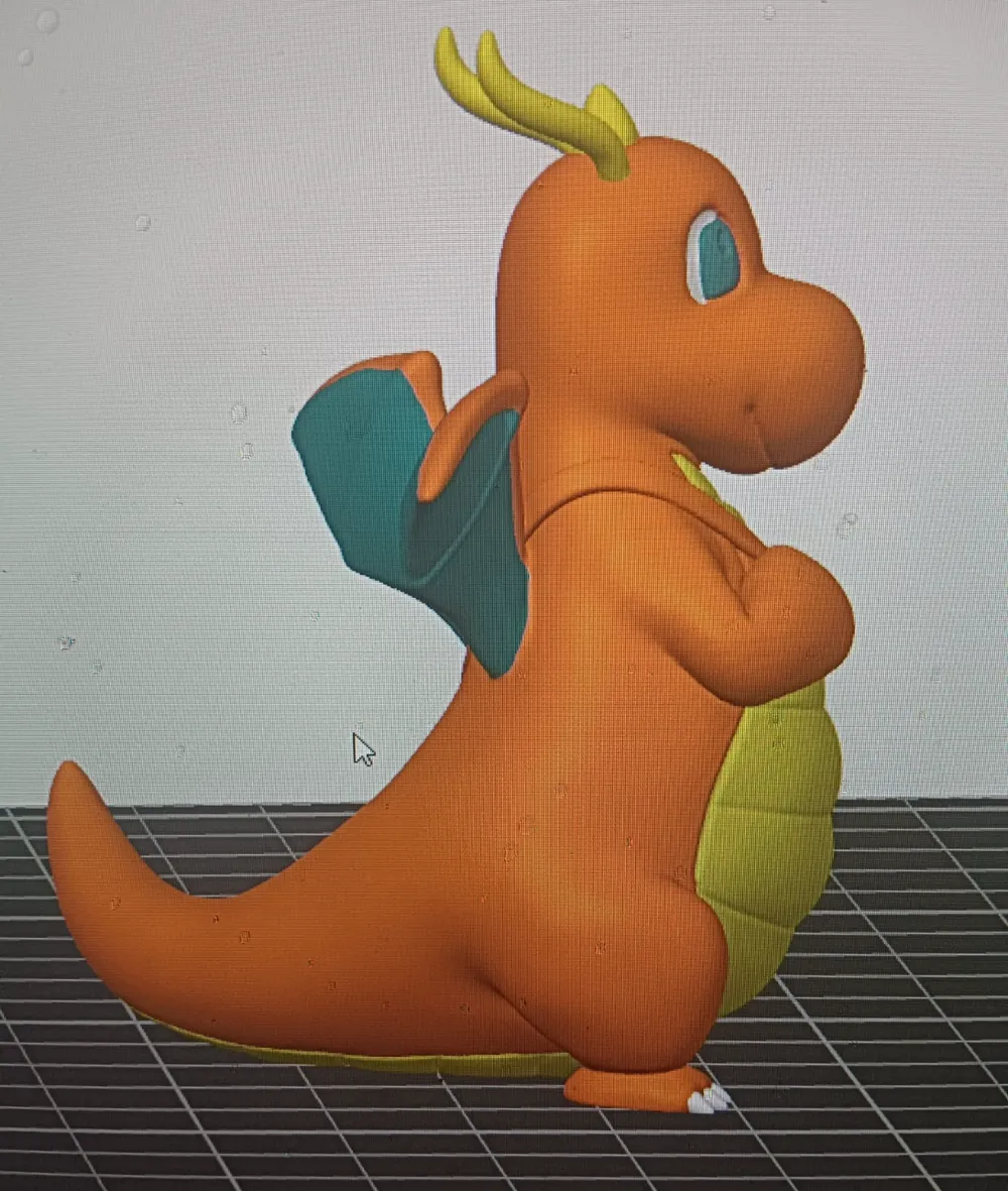 Dragonita,4 colores.POKEMON Remixed by LITO3DMakerWorld: Download Free ...