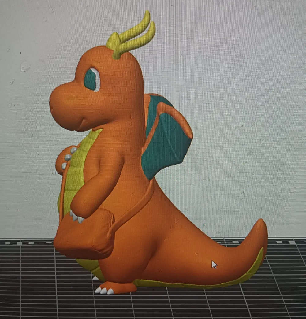 Dragonita,4 colores.POKEMON Remixed by LITO3D - MakerWorld