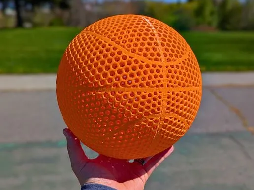 PEBA airless basketball - Free 3D Print Model - MakerWorld