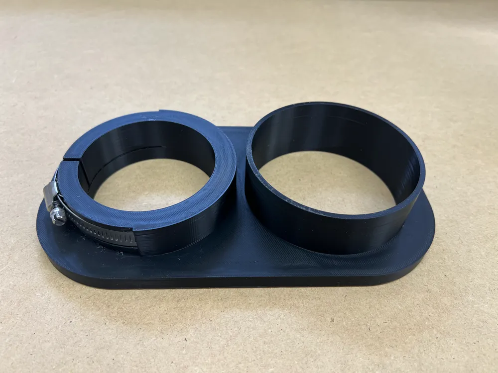 80mm Spindle Dust Shoe with 4" Dust Collection by Michael R MakerWorld ...